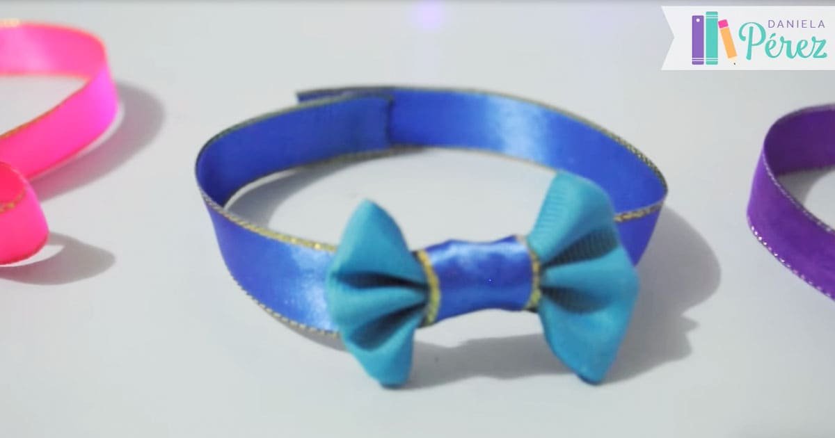 Cómo hacer 4 collares de listón para tus mascotas